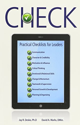 CHECK: Practical Checklists for Leaders by Jay Desko | Goodreads
