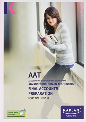 Final Accounts Preparation by Kaplan Publishing | Goodreads