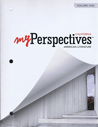 My Perspective California American Literature Grade 11 Volume 1 by ...