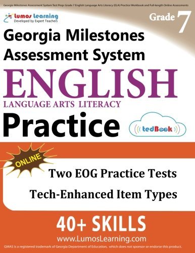 Georgia Milestones Assessment System Test Prep: Grade 7 English ...