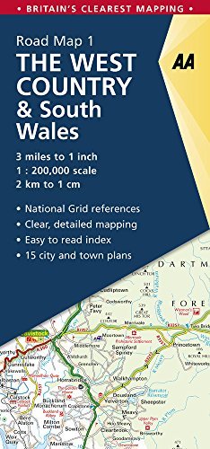 The West Country & South Wales Road Map by A.A. Publishing | Goodreads