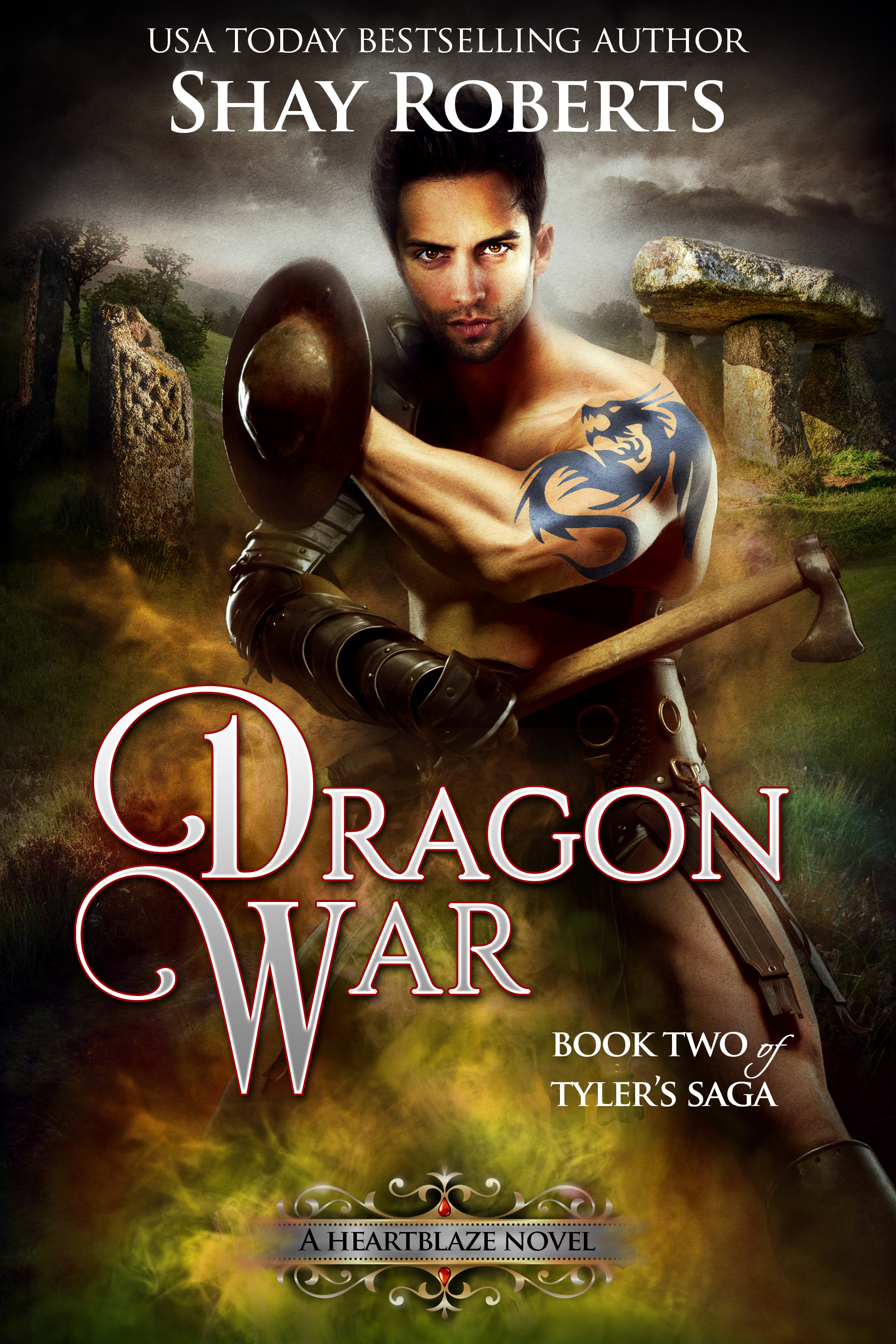 Dragon War: A Heartblaze Novel (Tyler's Saga #2) by Shay Roberts ...