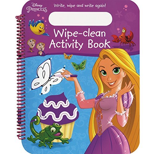 Disney Princess Wipe-Clean Activity Book: Write, Wipe and Write Again ...
