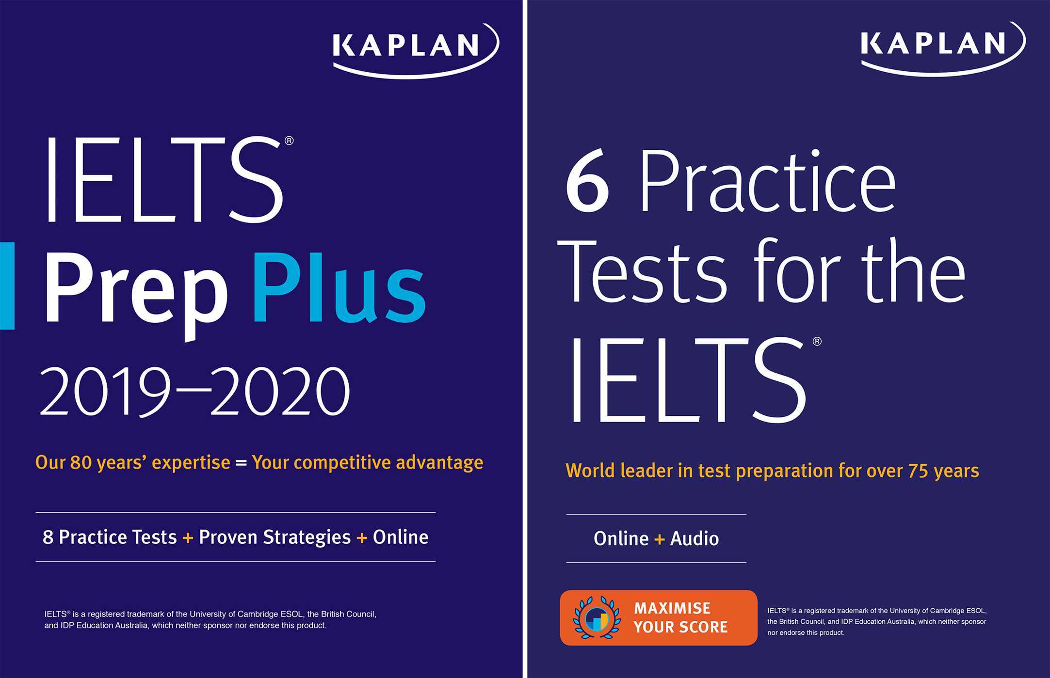 IELTS Prep Set: 2 Books + Online by Kaplan Test Prep | Goodreads