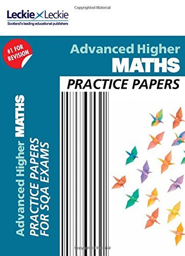 CfE Advanced Higher Maths Practice Papers for SQA Exams by Craig ...