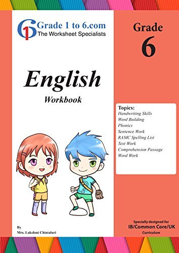English Language Arts, Grade 6 by www.Grade1to6.com Books: Workbook by ...
