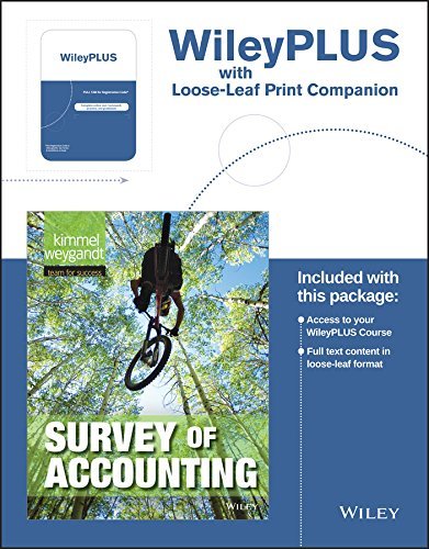 Survey of Accounting [with WileyPLUS Access Code] by Paul D. Kimmel ...
