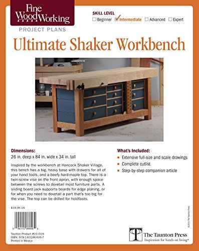 Fine Woodworking's Ultimate Shaker Workbench Plan by Matt Kenney | Goodreads