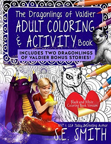 The Dragonlings Adult Coloring and Activity Book with Bonus Stories ...