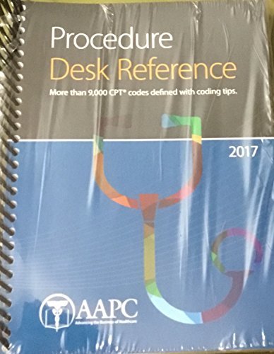 2017 AAPC Procedure Desk Reference by AAPC | Goodreads