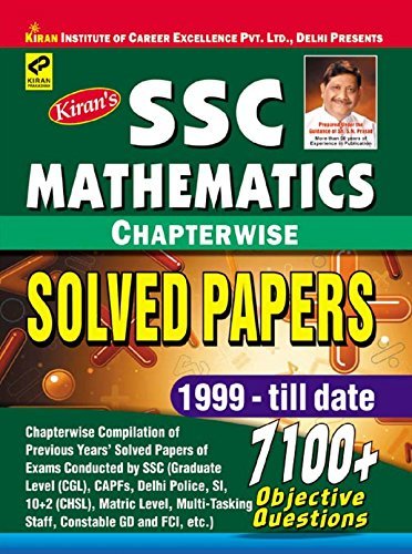 SSC Mathematics Chapterwise Solved Papers 1999 - till date 7100+ objective Questions [eBook] by ...