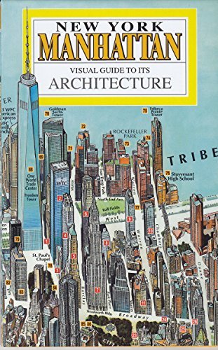 New York Manhattan Visual Guide to it's Architecture Map by Tomas Rygl ...