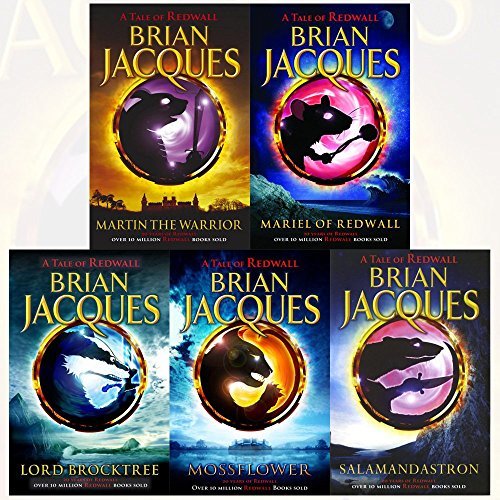 Brian Jacques Redwall Series 5 Books Collection Set by Brian Jacques ...