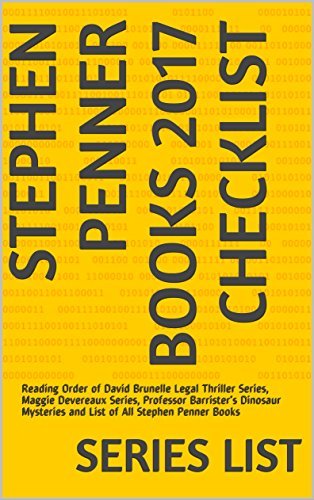 Stephen Penner Books 2017 Checklist: Reading Order of David Brunelle ...