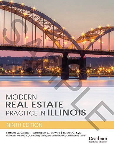 Modern Real Estate Practice in Illinois 9th Edition by Fillmore W ...
