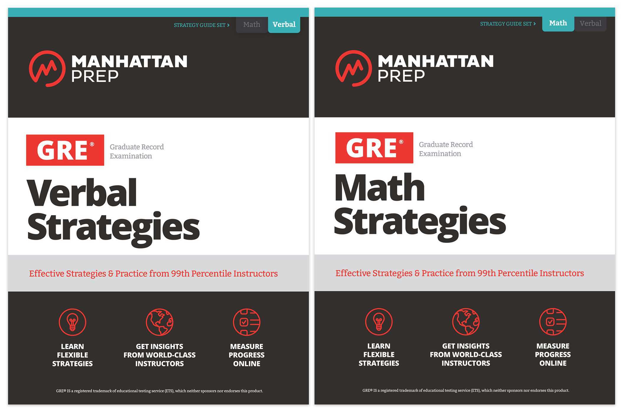 GRE Math & Verbal Strategies Set: Comprehensive Content Review & 6 ...