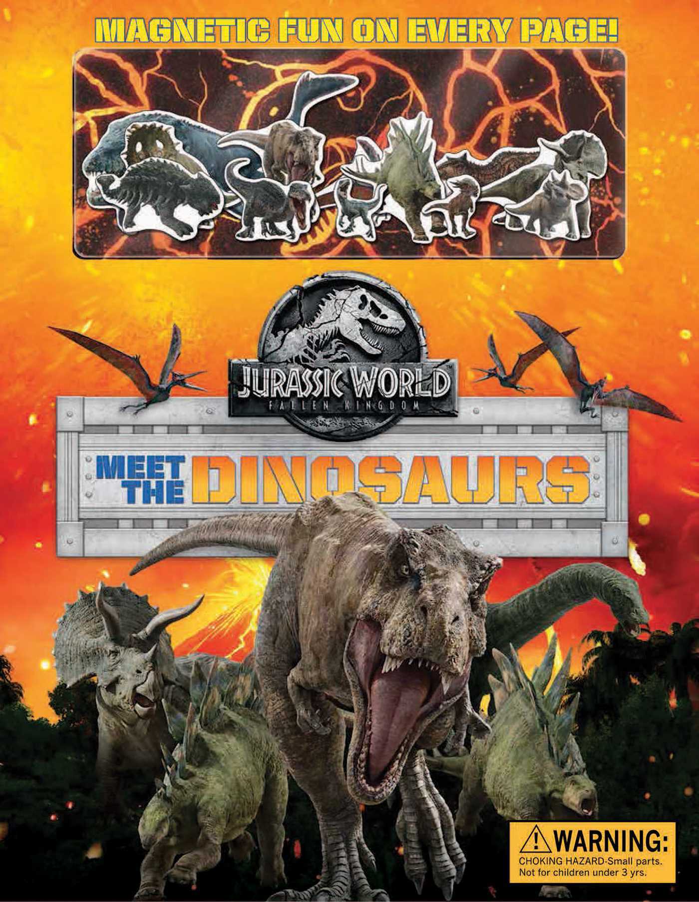 Jurassic World: Fallen Kingdom Magnetic Hardcover: Meet the Dinosaurs ...