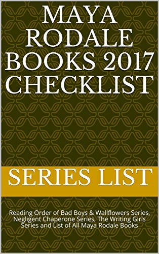 Maya Rodale Books 2017 Checklist: Reading Order of Bad Boys ...
