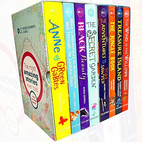 oxford children's classics collection 8 books set (anne of green gables ...