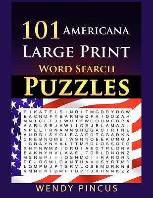 101 Americana Large Print Word Search Puzzles by Wendy | Goodreads