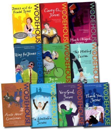A Jeeves and Wooster Series Collection P G Wodehouse 10 Books Set Pack ...