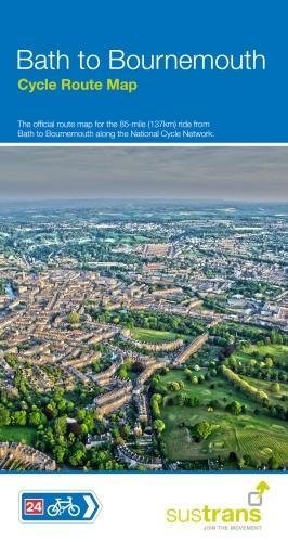 Bath to Bournemouth Cycle Route Map: Official map for the 85 mile route ...