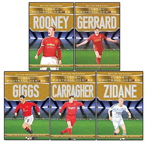 Classic Football Heroes Football collection series 1: 5 books set by ...