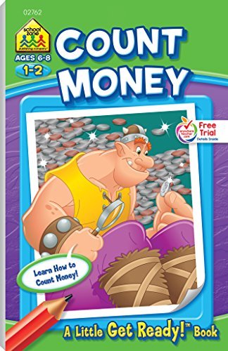 School Zone Get Ready To Count Money Workbook: 48 Pages, 1st Grade, 2nd ...