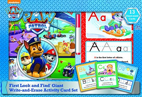 Nickelodeon - PAW Patrol First Look and Find and Giant Write-and-Erase ...