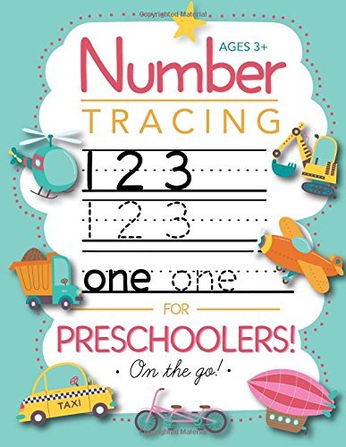 Number Tracing Book for Preschoolers and Kids Ages 3-5: Trace Numbers ...