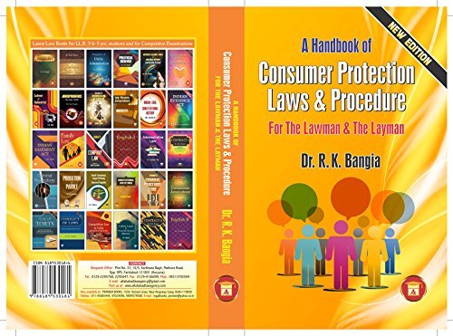 Consumer Protection Act by R.K. Bangia | Goodreads