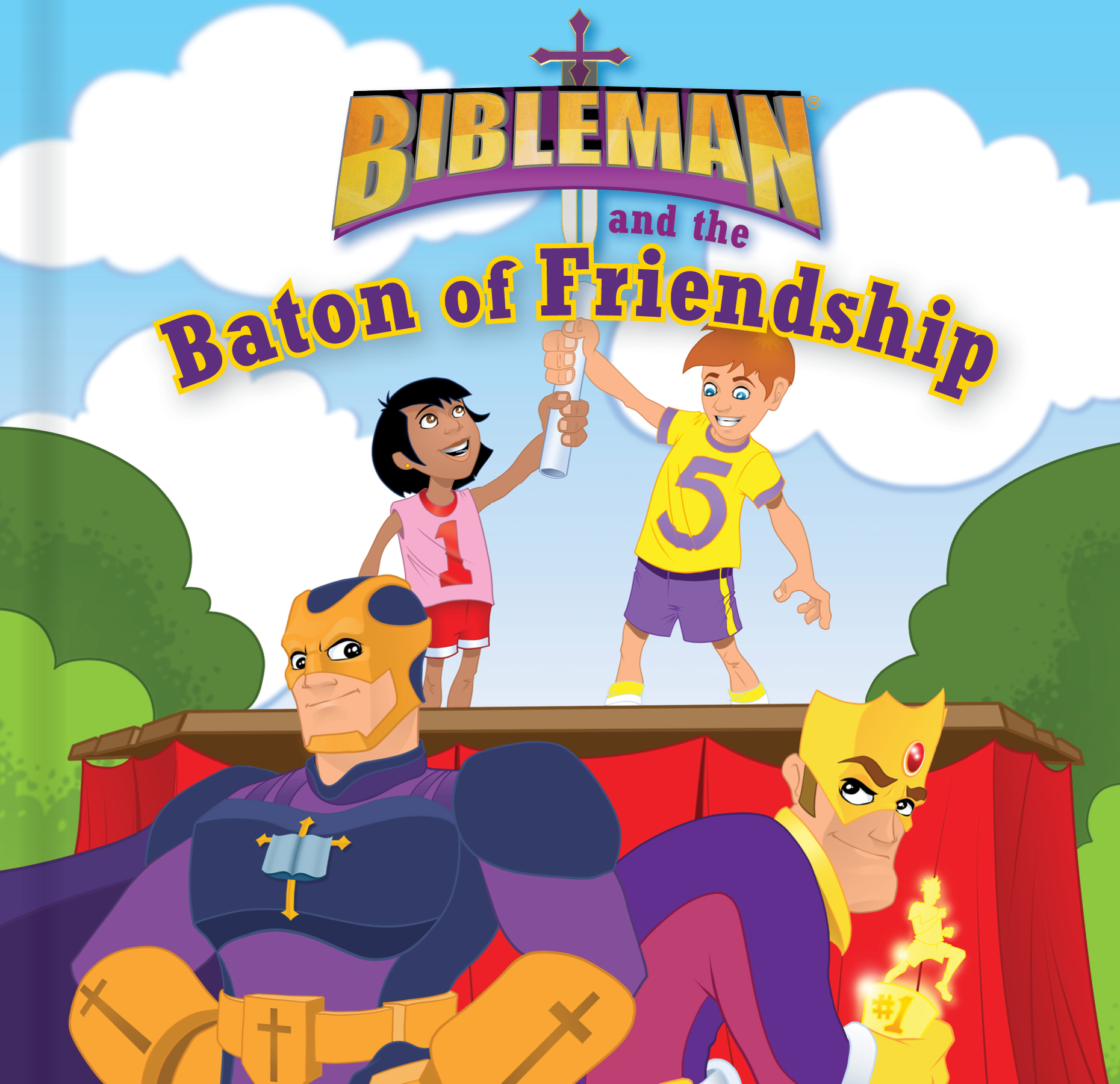 Bibleman and the Baton of Friendship (board book) by Aaron Linne ...