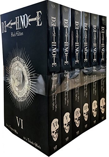 Death Note Black Edition Volume 1-6 Collection 6 Books Set Manga ...