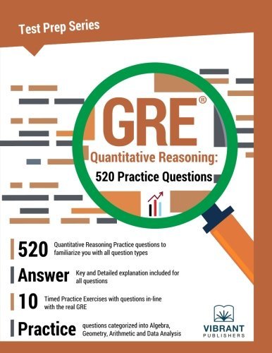 GRE Quantitative Reasoning: 520 Practice Questions by Vibrant ...