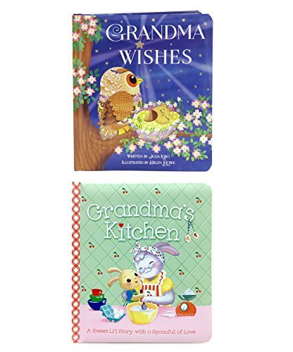 2-Pack Padded Board Books: Grandma's Wishes & Grandma's Kitchen, Gifts ...