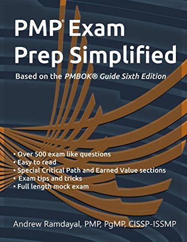 PMP Exam Prep Simplified: Based on PMBOK® Guide Sixth Edition by Andrew ...
