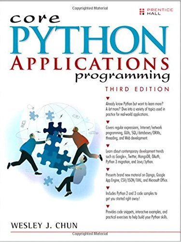 Core Python Applications Programming (3rd Edition) by Wesley J Chun ...