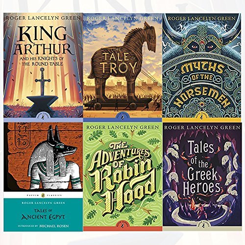 Roger Lancelyn Green Collection 6 Books Set inc King Arthur and His ...