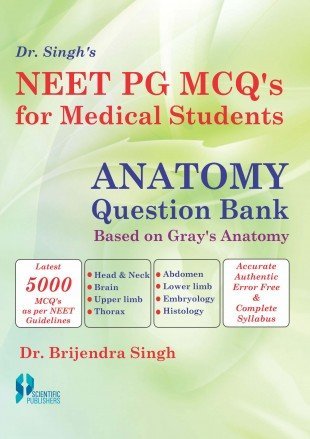 NEET PG MCQs for Medical Students: Anatomy Question Bank Based on Grays ...