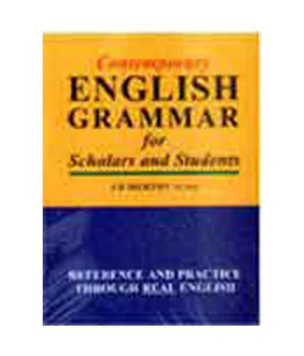 Contemporary English Grammar for Scholars and Students by J.D. Murthy ...