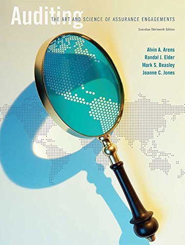 Auditing: The Art and Science of Assurance Engagements by Alvin A ...
