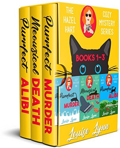 A Hazel Hart Cozy Mystery Books 1-3: Purrfect Murder, Meowsical Death ...