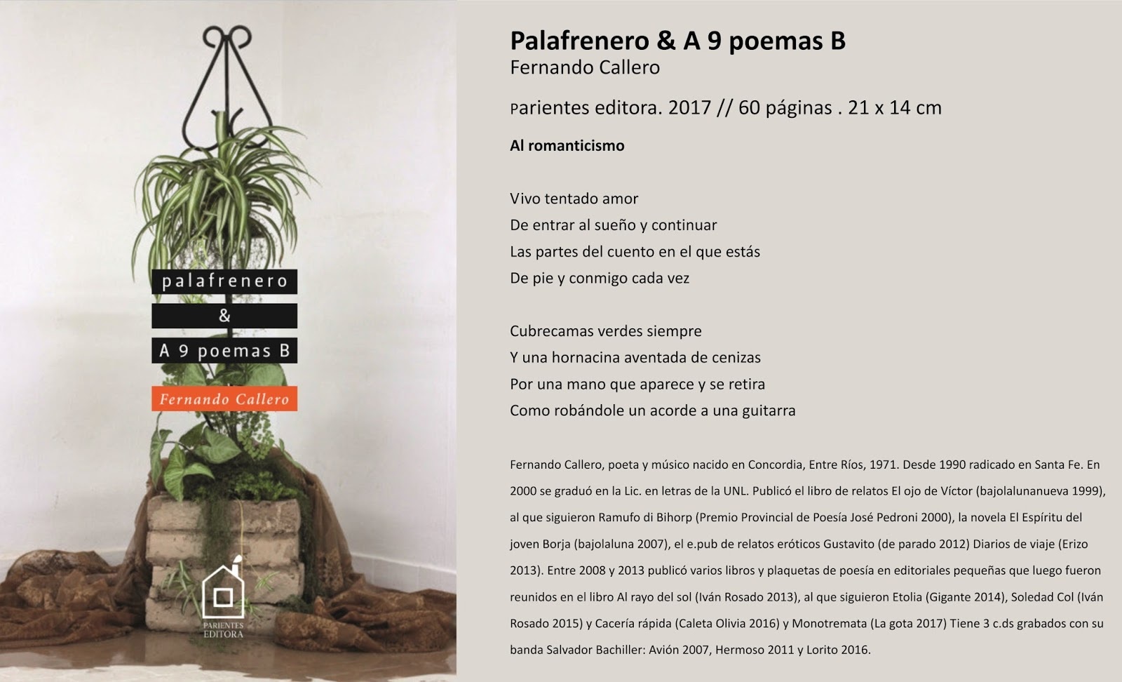 Palafrenero & A 9 poemas B by Fernando Callero | Goodreads