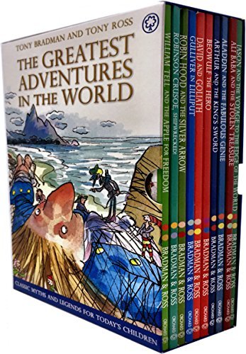 World Classic Children Adventure Illustrated Stories - 10 Books ...