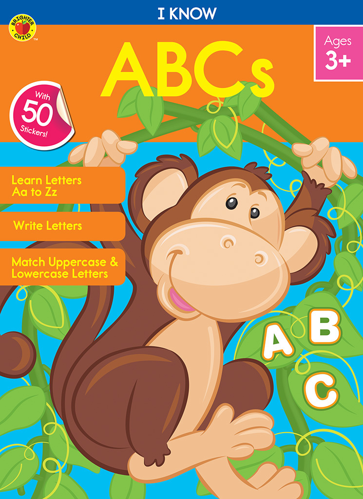 Carson Dellosa – I Know ABCs Workbook for PK, 1st Grade, 64 Pages with ...