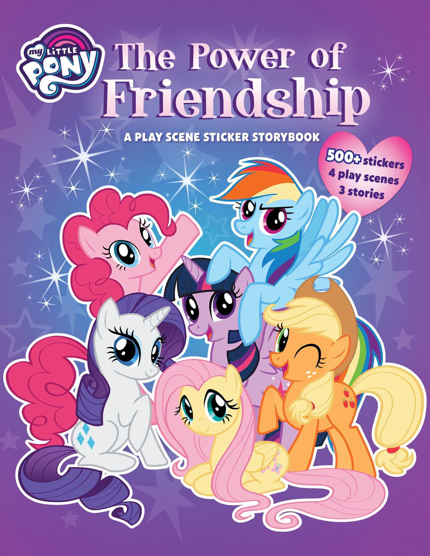 My Little Pony: The Power of Friendship: A Play Scene Sticker Storybook ...