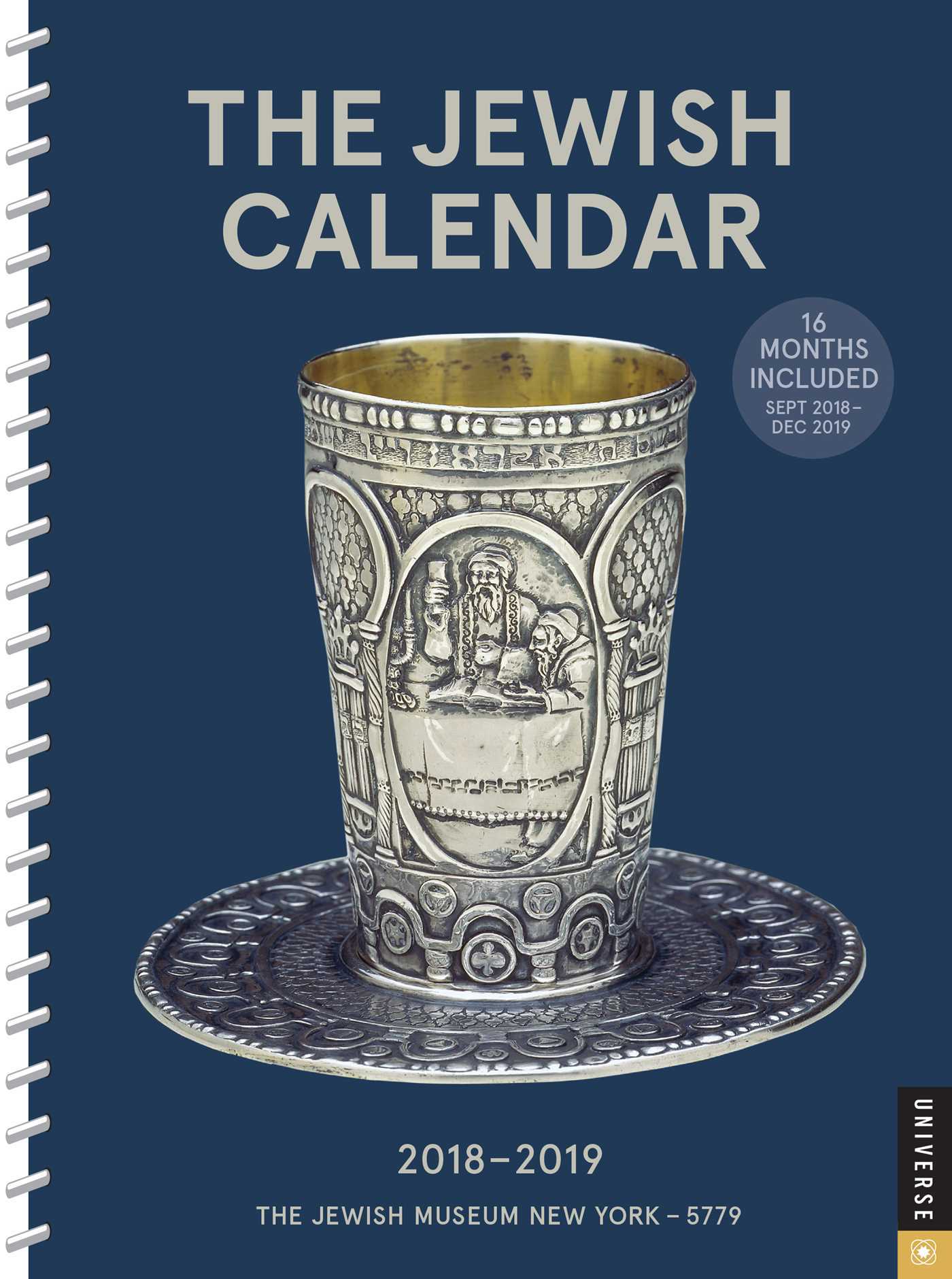 The Jewish 2018-2019 16-Month Engagement Calendar: Jewish Year 5779 by ...