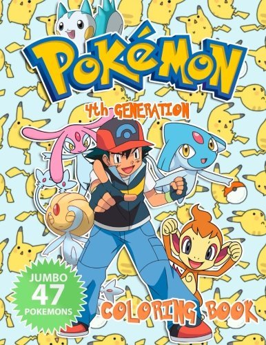 Pokemon Jumbo Coloring Book (4th Generation): 47 Pokemons with Names by ...