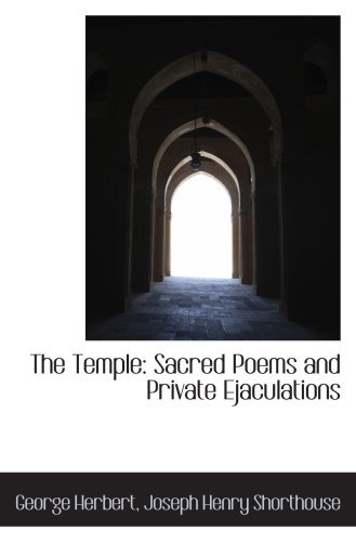The Temple: Sacred Poems and Private Ejaculations by George Herbert ...
