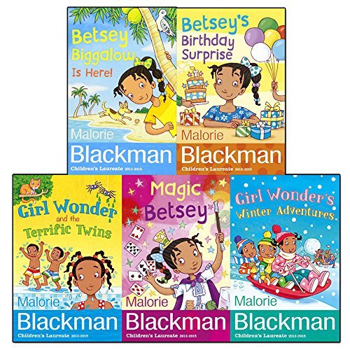 Malorie Blackman Collection Betsey Biggalow 5 Books Set by Malorie ...